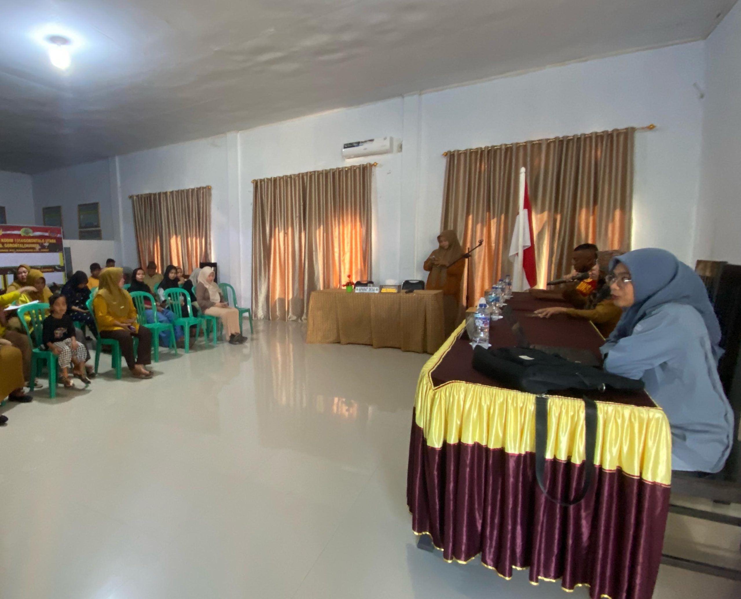 TMMD Ke 124 TA. 2025 Kodim 1314/Gorut Gelar Penyuluhan Lingkungan Hidup Kepada Masyarakat Desa ...